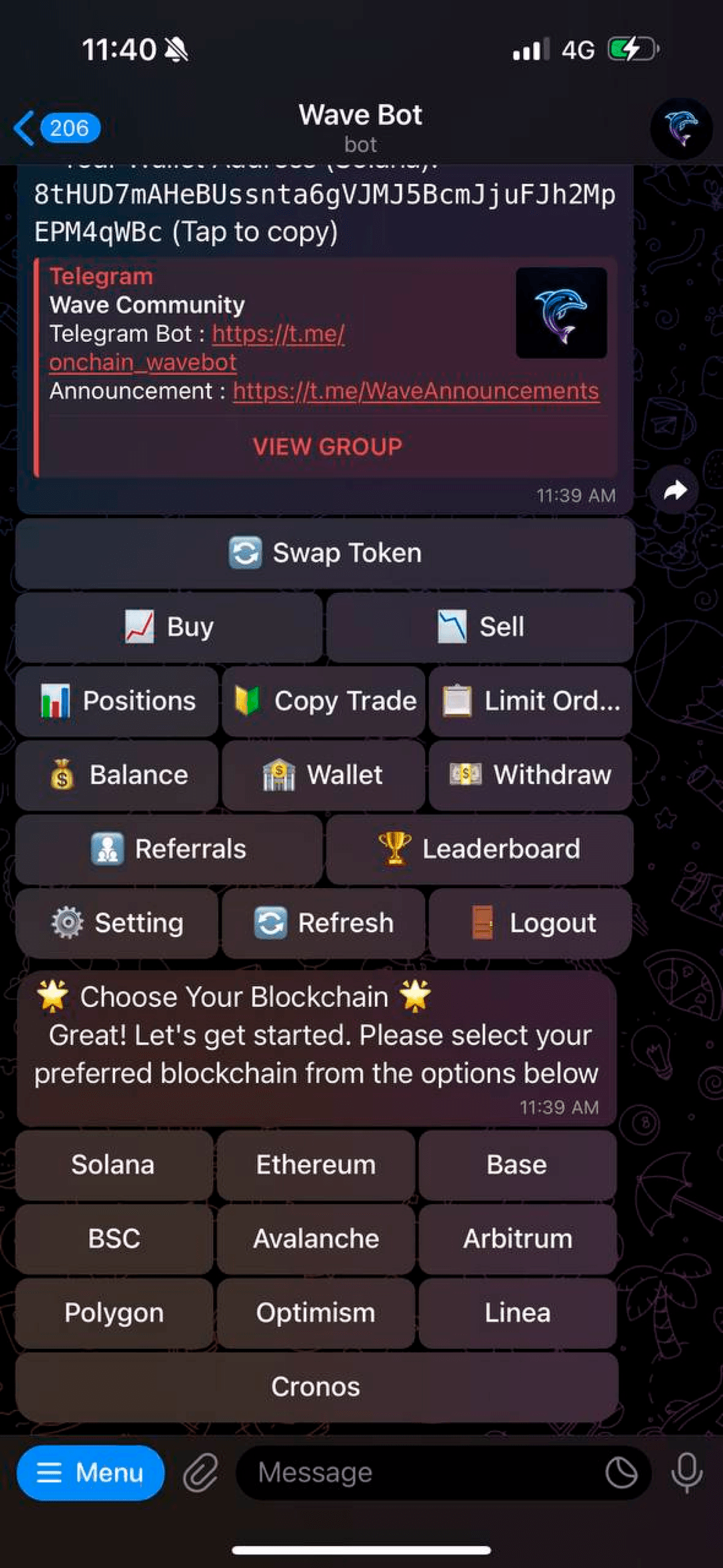 WaveBot - The Ultimate On-Chain Trading Platform